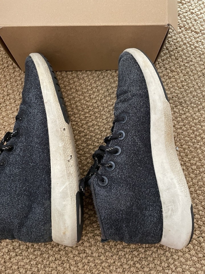 Allbirds Grey Mizzle Merino Wool Men’s Size 11 Runner High Top Bootie ...
