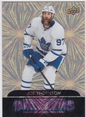 2020-21 Upper Deck Dazzlers Orange #DZ-140 Joe Thornton - Toronto Maple ...