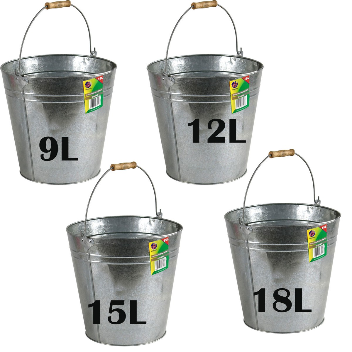 Heavy Duty Galvanized Buckets