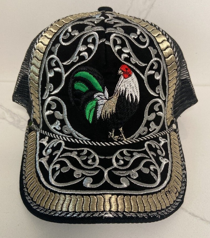 Silver Color Plated Hat Artisanal MeshBack Gris Gorra Artesanal ...