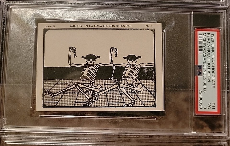 1929 Juncosa Chocolate Mickey Mouse ROOKIE PSA COMPLETE SET Non Sports ...