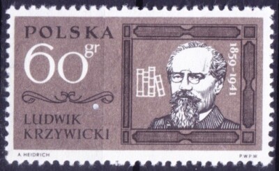 Poland 1963 MNH, Ludwig Krzywicki anthropologist, Insects, Science | eBay