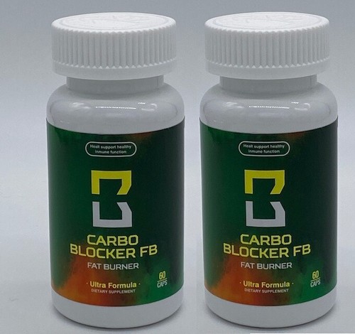 Carbo Blocker FB (2 Bottles) As seen on TV Fat burner Weight Loss ...