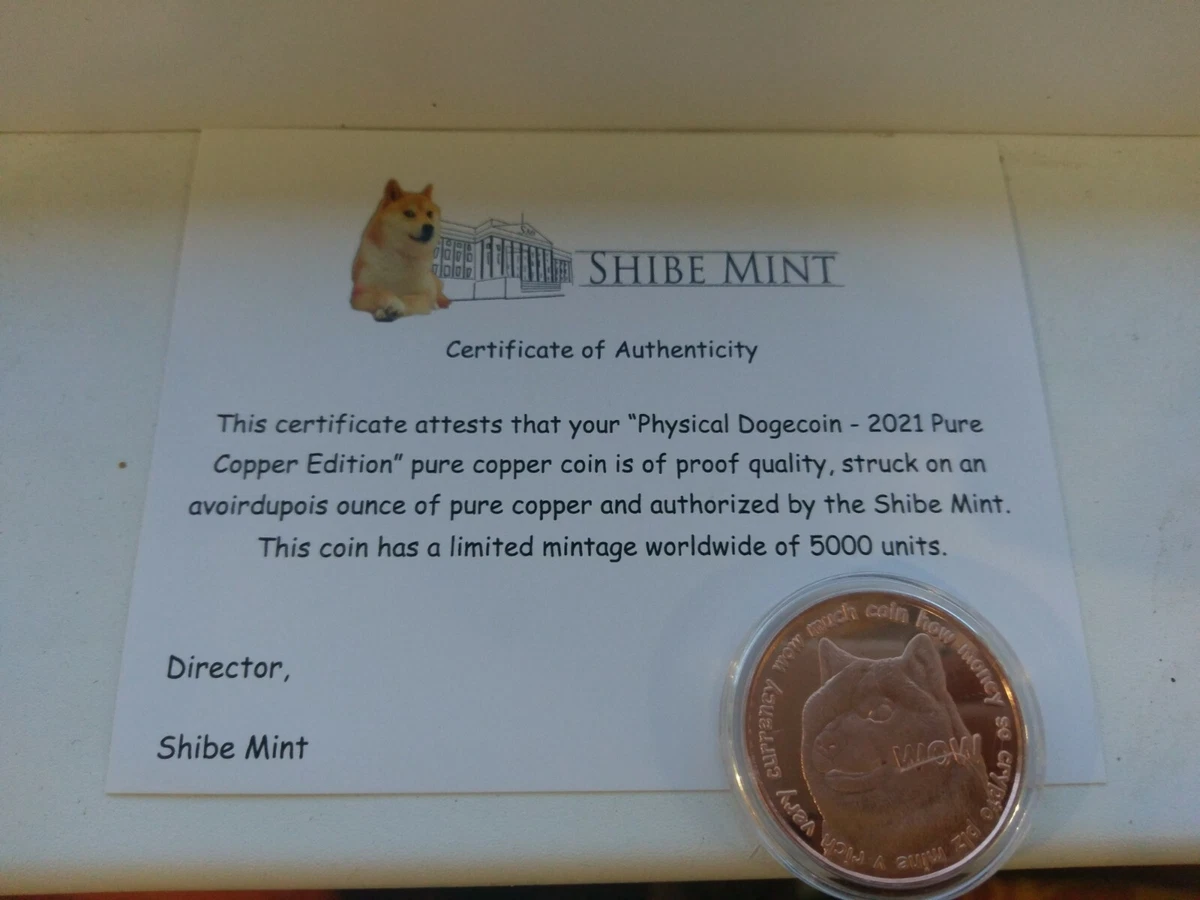 Physical Dogecoin