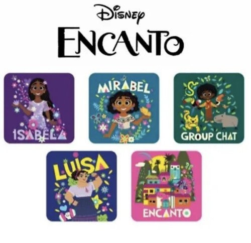 Disney Encanto 5pk Tub Treads Complete Set. NEW 42887444102| eBay