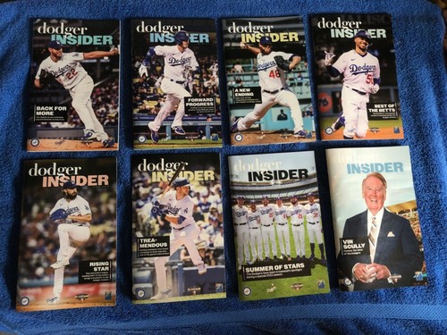 2022 Los Angeles Dodgers Insider Magazine Set of 8 New Vin | eBay