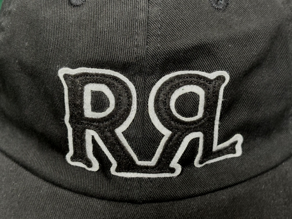 RRL Double RL Crazy Logo Ralph Lauren One Size Leather Adjuster Black ...