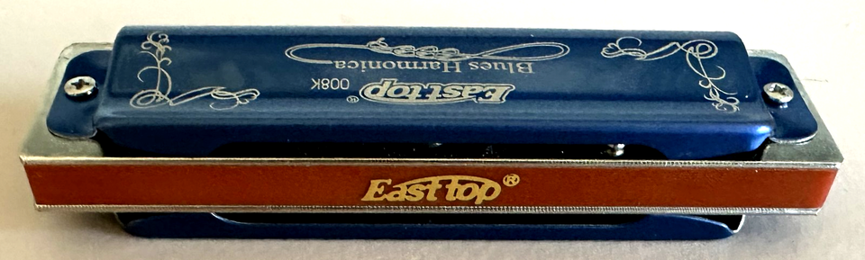 EASTTOP BLUES HARMONICA WITH ZIPPERED CASE - KEY OF C - USED | eBay