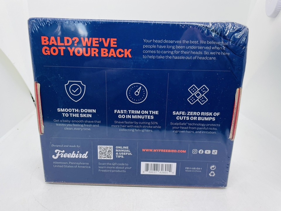 NEW SEALED Freebird Flex Series Head Hair Shaving Kit Men's Electric ...