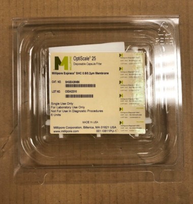 Millipore Express Optiscale 25 SHGEA25NB6 SHC 0.5/0.2um Membrane 4 ...