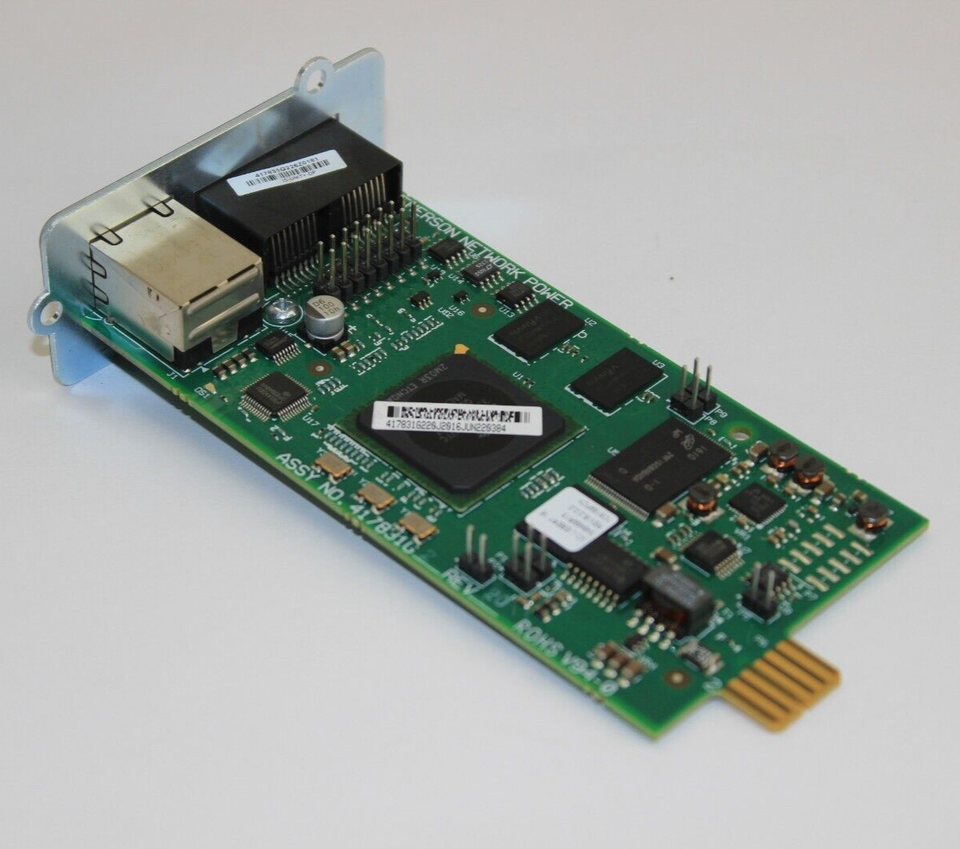 Liebert Emerson IntelliSlot IS-UNITY-DP Network Communication Card | eBay