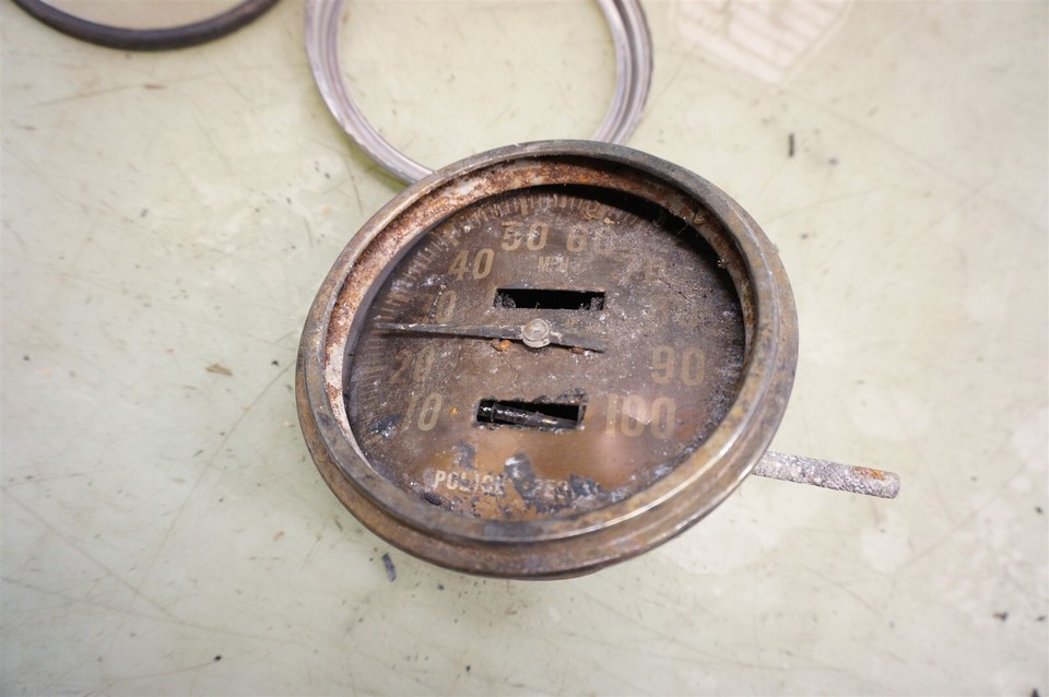 Harley Knucklehead, Panhead speedometer parts lot, bucket *TZ32 | eBay
