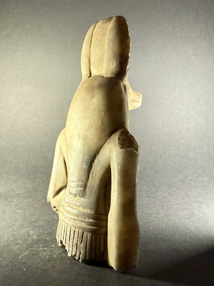 ANCIENT EGYPTIAN STONE STATUE FRAGMENT OF THE GOD OF AFTERLIFE ANUBIS ...