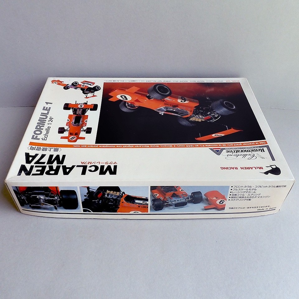 Vintage UNION 1/24 Mclaren M7A Collections Rememoratrise Model kit (2 ...