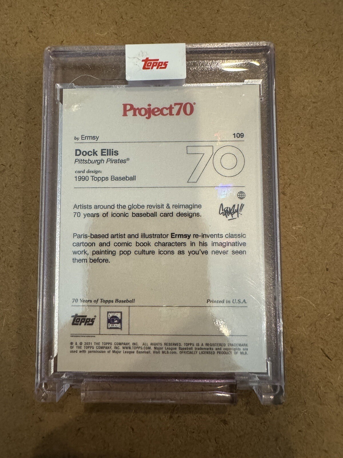 2021 Topps Project 70 - Ermsy 1990 Topps Baseball #109 Dock Ellis | eBay