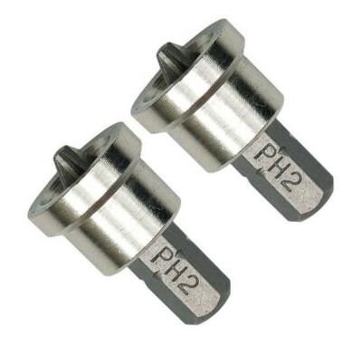 2 St.Holder PH2, Bit With Depth Stop 0 31/32in for | eBay