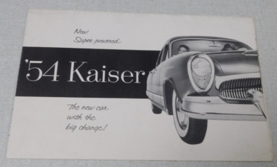 1954 Kaiser advertising brochure | eBay