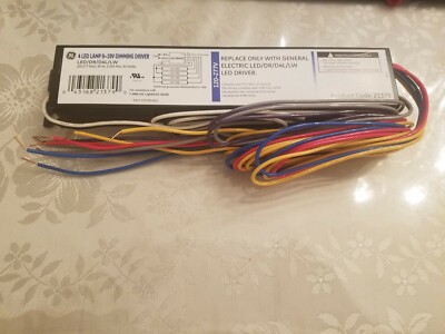 GE 4 LED Lamp 0~10V Dimming Driver 120-277V LED/DR/D4L/LW #21379 TYPE C ...