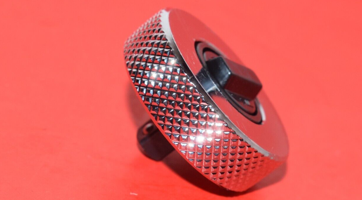 NEW Mini 1/4" Drive Finger Tip Round Head Reversible 44 Tooth Knurled ...