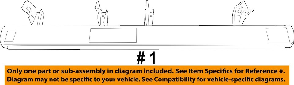 GM OEM 14-19 Sierra 1500 Cab Running Board-Step Bar Assy 84106503 | eBay