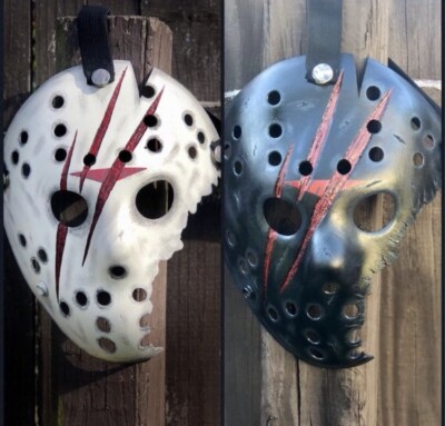 Savini Jason Voorhees custom hand painted mask | eBay