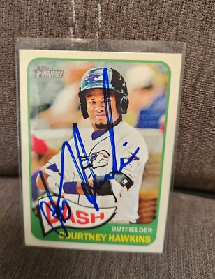 Courtney Hawkins signed Autograph 2014 Topps Heritage Minors Chicago ...