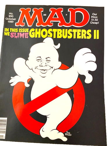 #290 OCT 89 MAD PRESENTS GHOSTBUSTERS II, FAT FARMS, BASIC TRAINING, TV ...