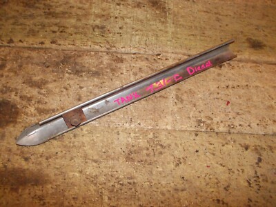 Case 731 Diesel Tractor ORIGINAL Diesel Fuel Tank chrome trim strip ...