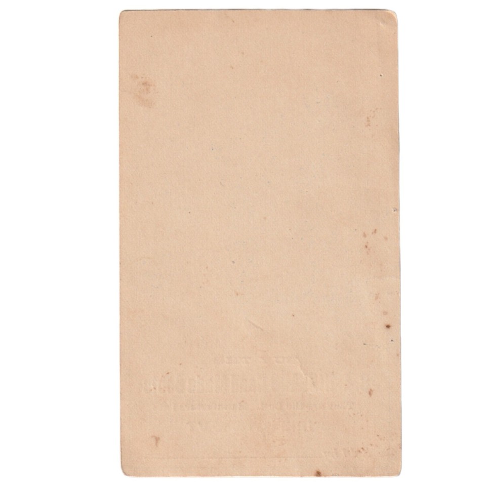 C A Hibbard Hand Made Boots Two Beer Not Two Beer Trade Card Burlington ...