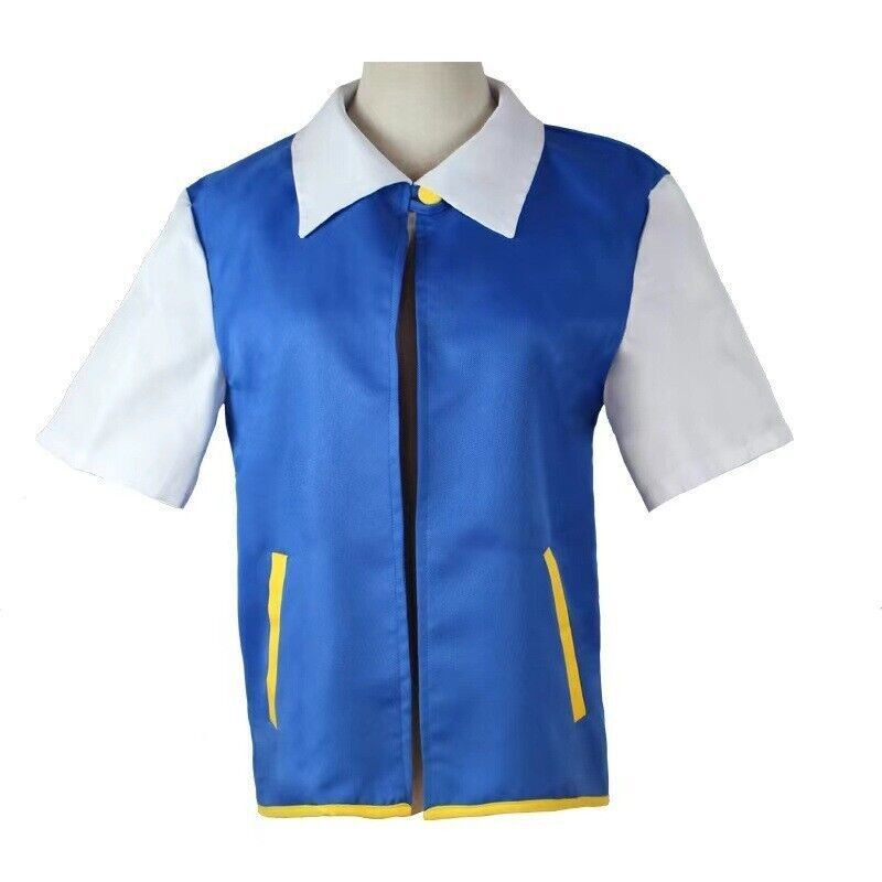 UK Kids Pokemon Ash Ketchum Fancy Dress Costume Boys Pokemon Costume ...