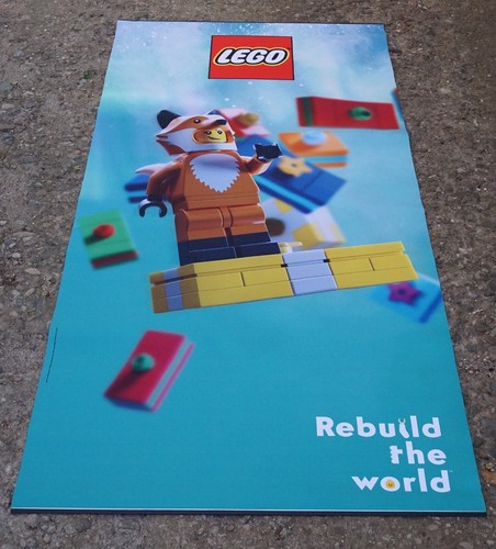 2022 LEGO Rebuild The World Double Sided Store Display Promo Poster ...
