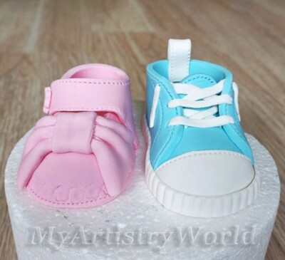 Baby Booties Cake Topper