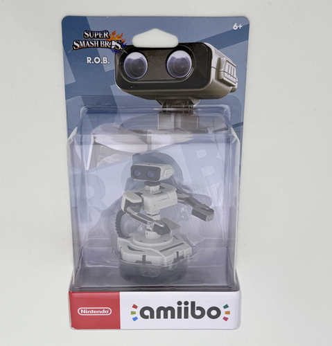 NEW! R.O.B. Rob (Amiibo Figure) Super Smash Bros. Series -Never Opened ...