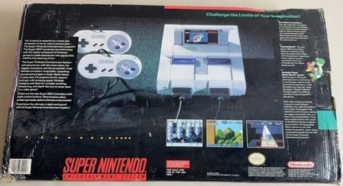 Super Nintendo System Mario World Bundle Complete in Box (SNES ...