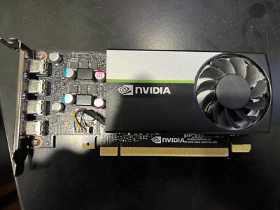 HP NVIDIA T1000 8GB Graphics Card - GDDR6 PCIe N02454-001 or N02796-001 ...