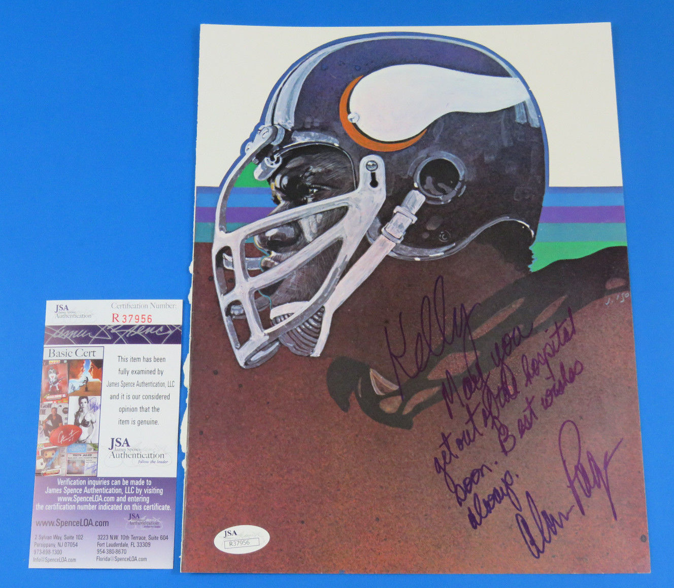Alan Page Autographed Memorabilia | Signed Photo, Jersey, Collectibles ...