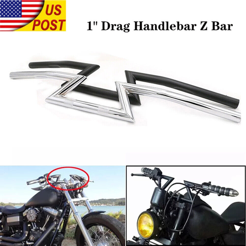 1" Motorcycle Handlebars Drag Z Bar For Harley Sportster 883 Custom ...