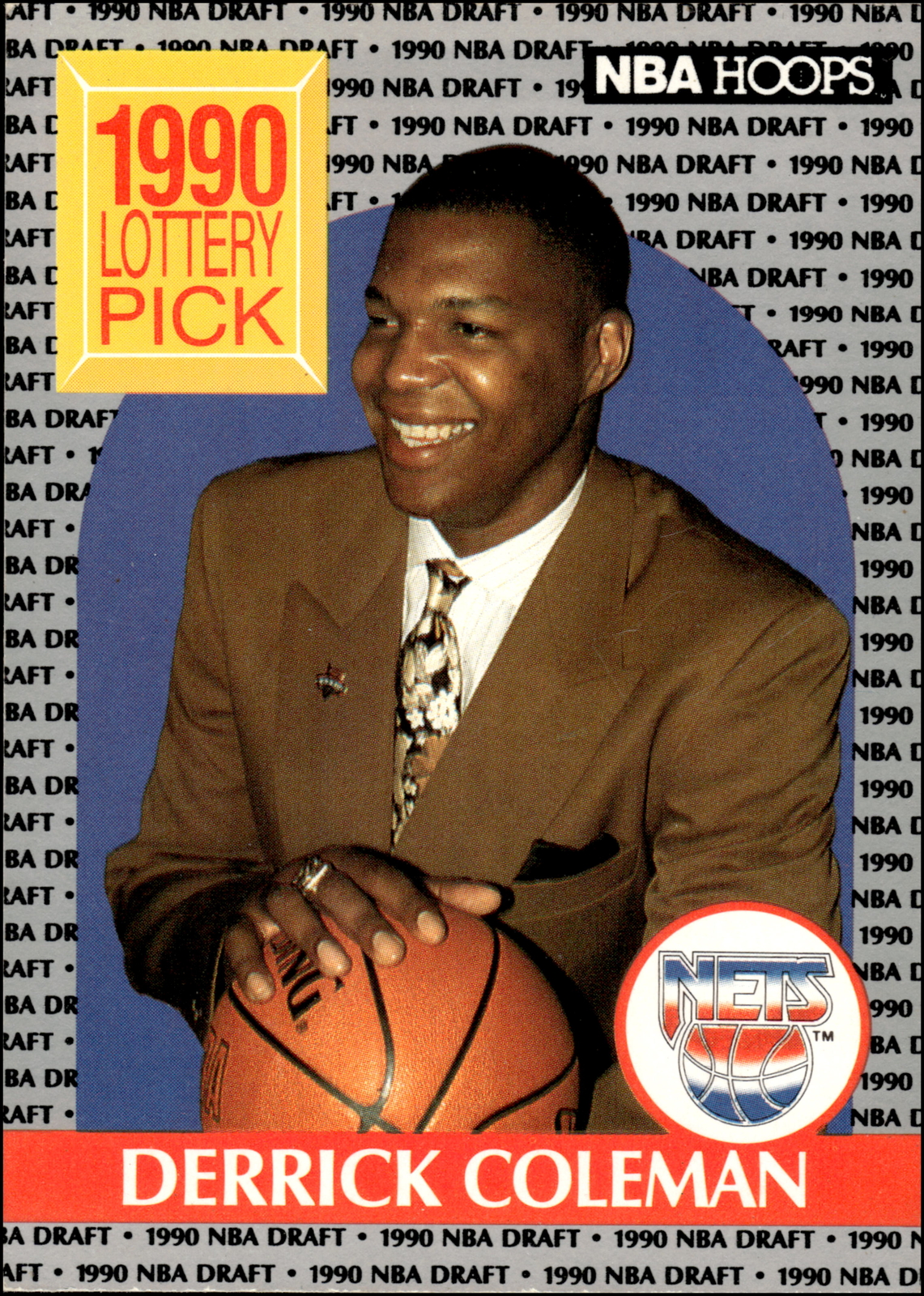 1990 Hoops #390 Derrick Coleman Rookie New Jersey Nets | eBay