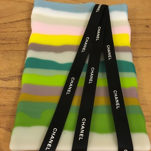 ***Free shipping authentic Chanel Classic Black 5/8" Satin Ribbon*** | eBay