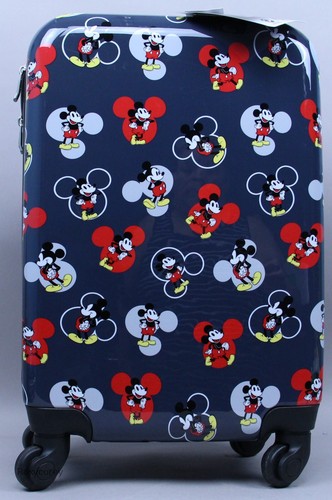 Disney FUL Charcoal Mickey Mouse 21" Carry On Hardside Spinner Luggage ...