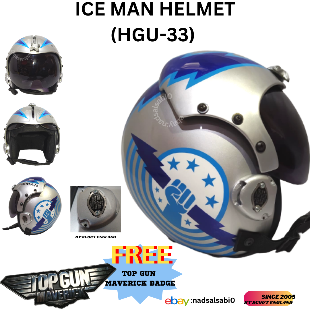 Top Gun Iceman Helmet