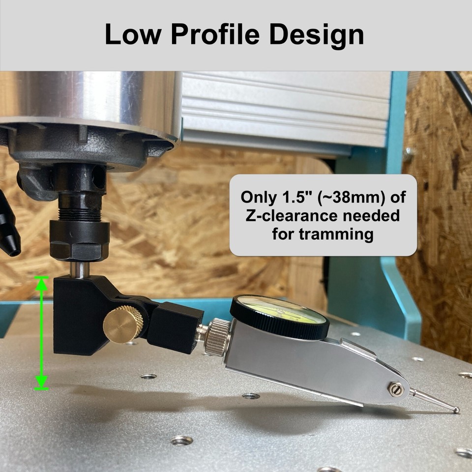 High-accuracy CNC TRAM TOOL, with Dial Test Indicator, fits small CNC ...