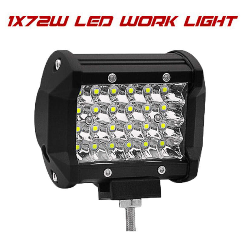 72W LED Work Light Bar Spot Beam Offroad Car Diving Truck SUV 4WD ATV ...