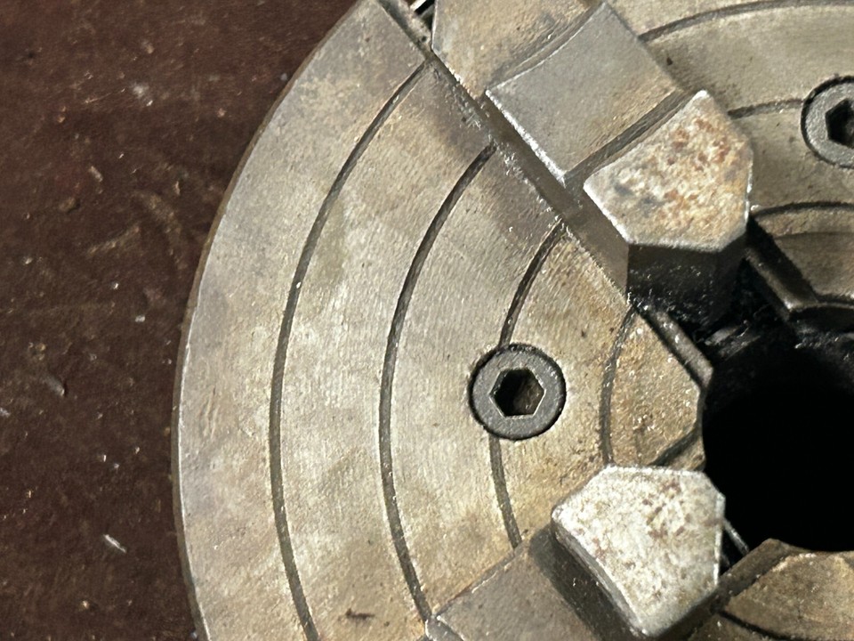 MACHINIST OfC TOOLS LATHE MILL Southbend 6" 4 Jaw Lathe Chuck for 10 ...