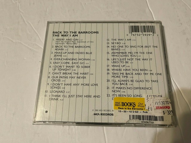 Merle Haggard Back To The Barrooms Way I Am Album Cd 1980 Mca