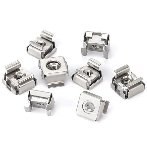 1/10pcs M4-M12 304 Stainless Steel Rack Mount Server Cabinet Shelf Clip ...