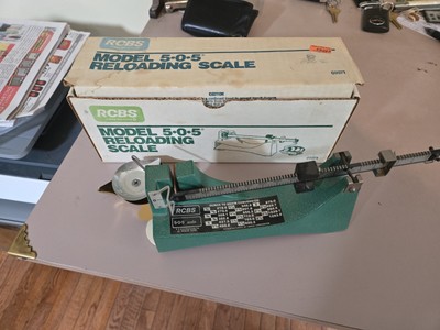 RCBS 505 Reloading Balance Beam Mechanical Powder Scale 76683090713| eBay