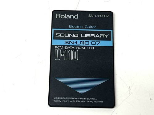 Roland SN-U110-07 Sound Library PCM Card Synth Expansion Untested ...
