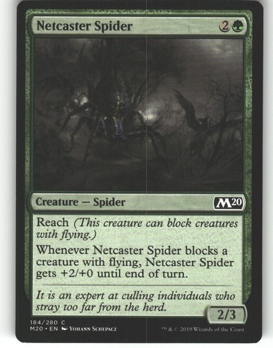 Netcaster Spider - Core Set 2020 - MTG - Common - #184 - NM | eBay