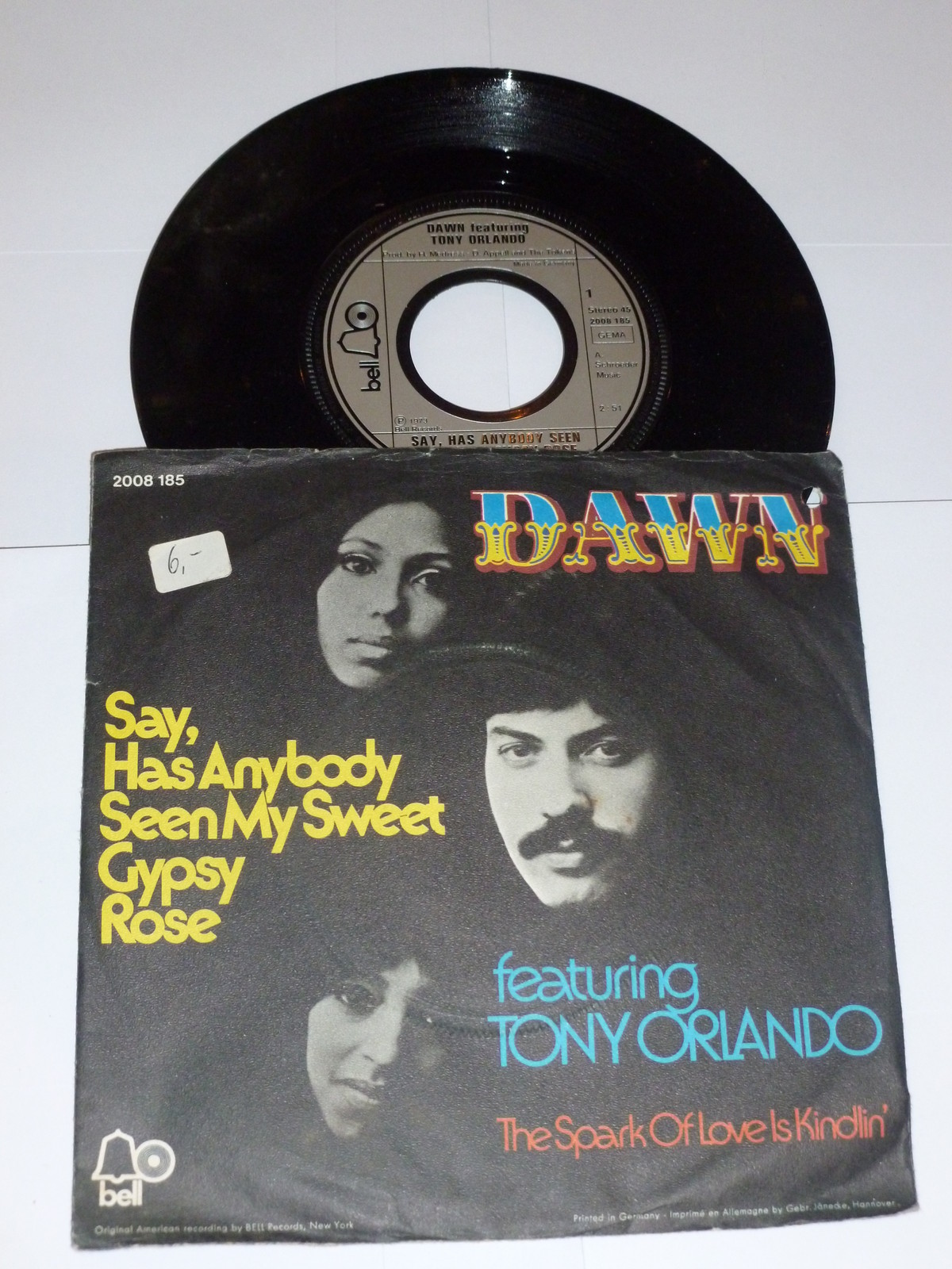 DAWN & TONY ORLANDO - Say, Has Anybody Seen My Sweet Gypsy Rose - 1973 ...